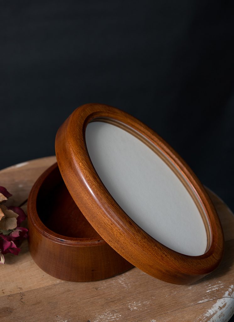 Oval Wooden Display Box – Jenny Adin-Christie Specialist Embroiderer