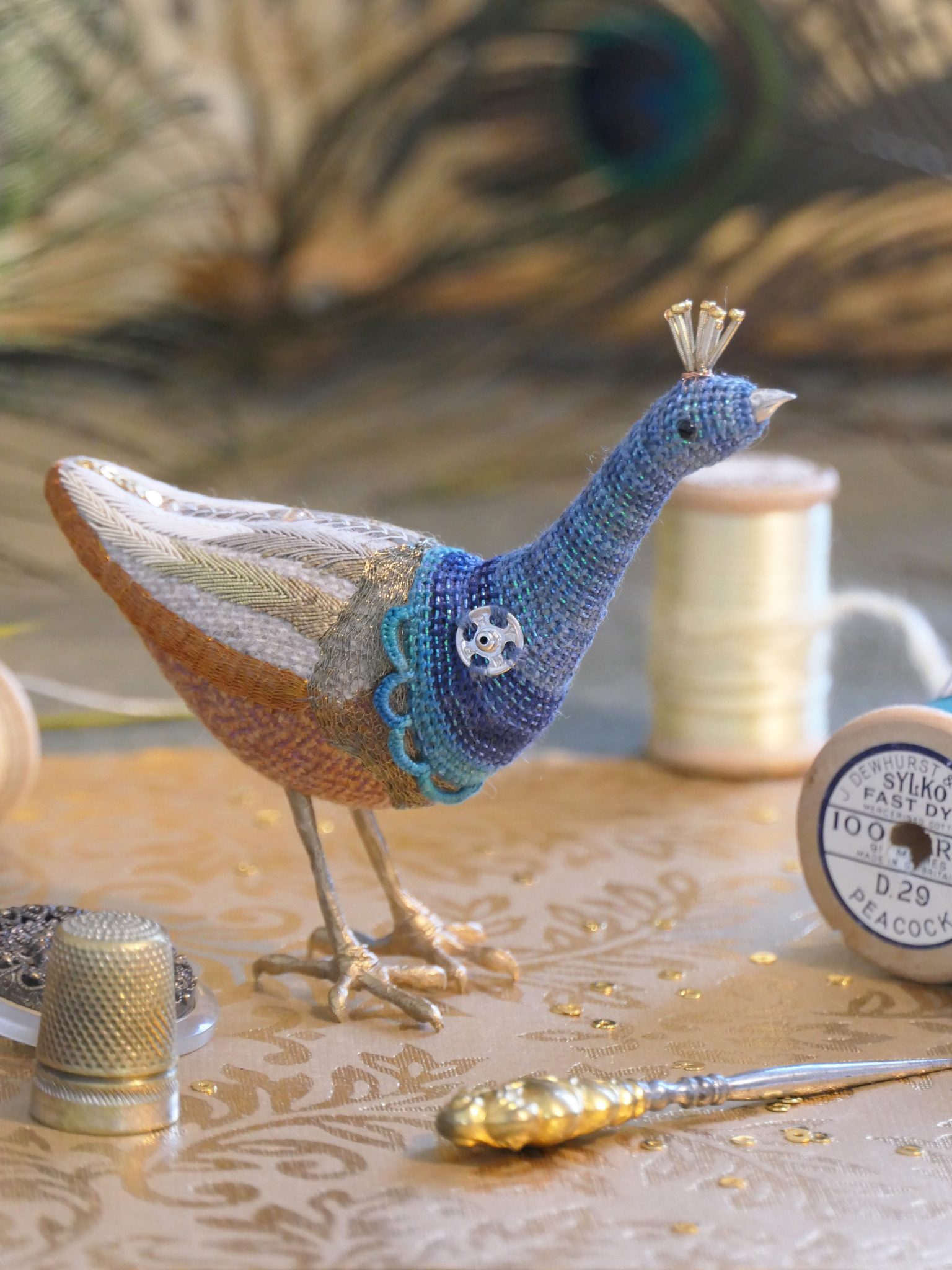 Peacock Étui Embroidery Kit – Jenny Adin-Christie Specialist Embroiderer